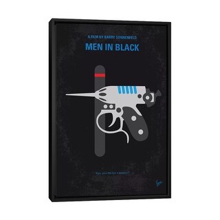 iCanvas "Men In Black Minimal Movie Poster" by Chungkong Framed Canvas Print - Bed Bath & Beyond ...